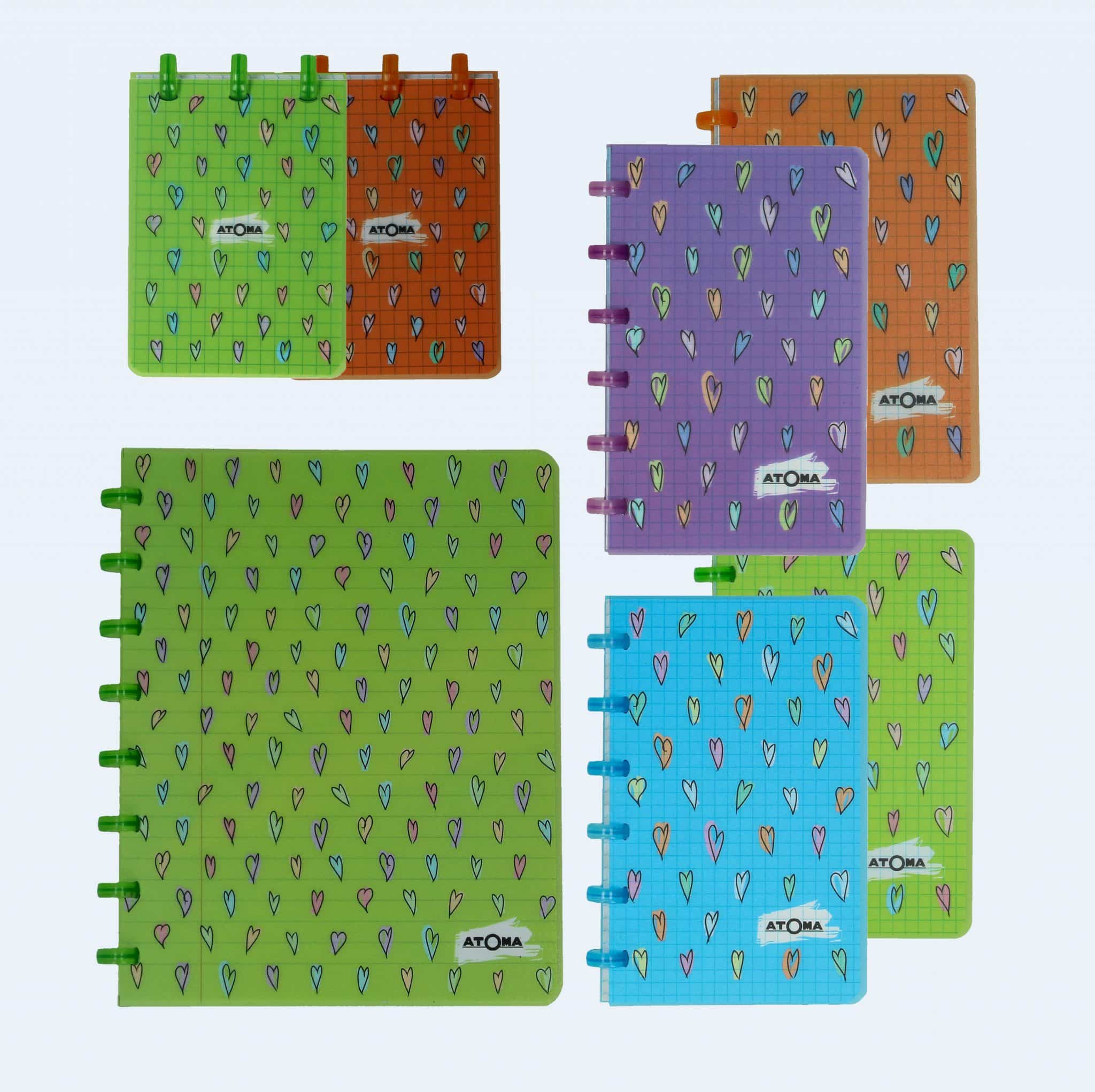 Hearts - Atoma Notebooks